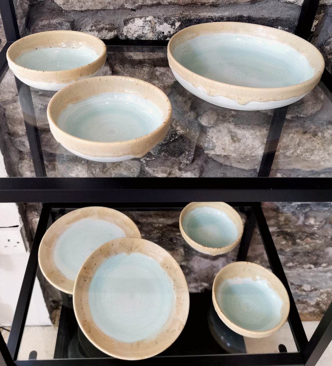 Sandy Shoreline Piccolo Coffee Cup - Handmade Irish Pottery Mug Cortado ...